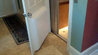 Home Elevator Door Baffle Safety - Elevator Space Guard | Universal Lifts